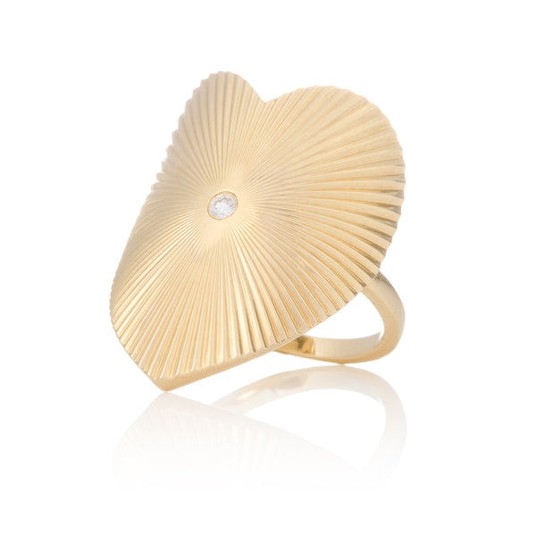 Heart Beam Ring - Zofia Day Co.