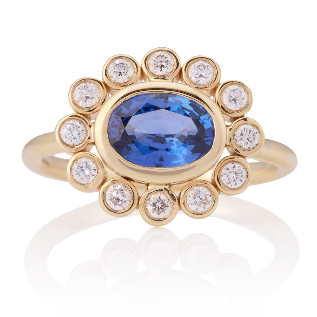 Sapphire Posey Ring